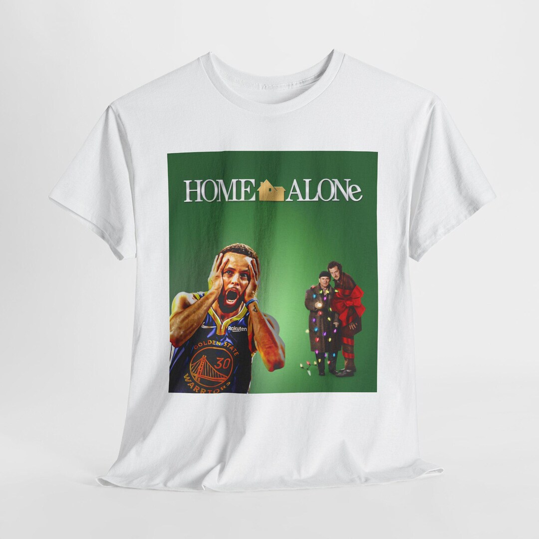 Stephen Curry and Home Alone Crossover T-shirt, Golden State Warrior ...