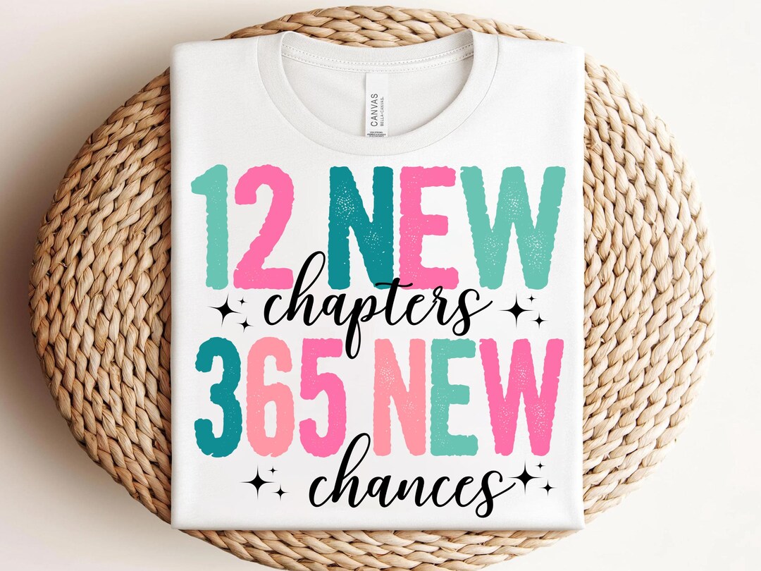 12 New Chapters 365 New Chances Png, New Year 2025 Png, Happy New Year ...