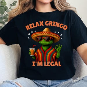 Funny Mexican Lizard Clipart: "relax Gringo" Meme - PNG SVG (digital ...