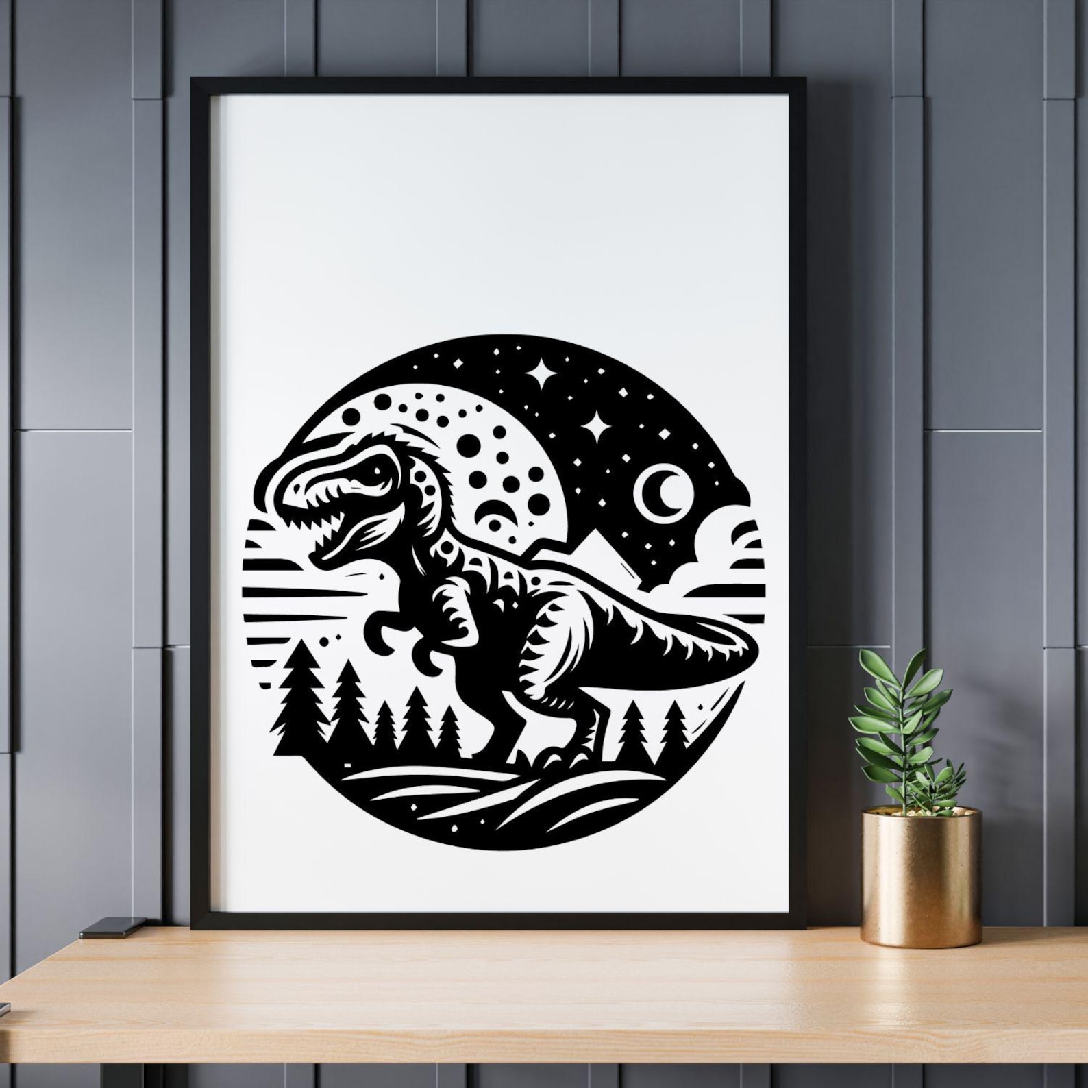 Dinosaur Digital Design Bundle PNG SVG EPS | Prehistoric Animal Clipart ...