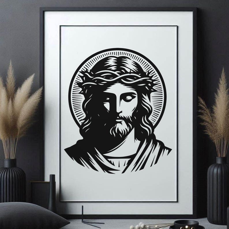 Jesus SVG PNG EPS Bundle for Cricut and Sublimation | Religious ...