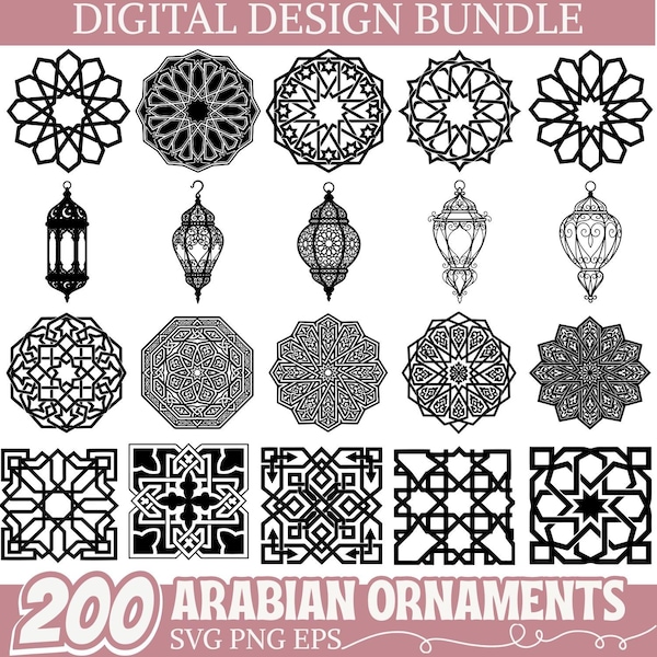 Islamic Lantern Set - Etsy UK