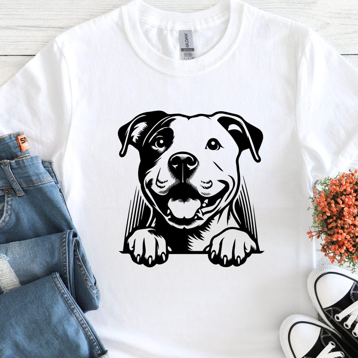 Pitbull Dog SVG PNG Bundle for Cricut Sublimation Crafts, Pitbull ...