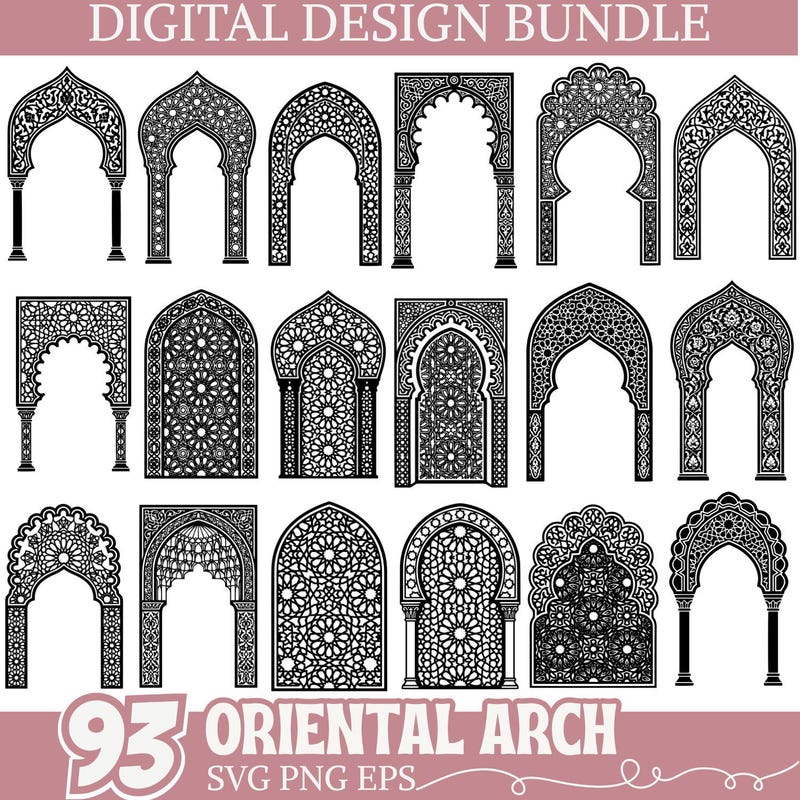 Drawing Islamic Clipart - Etsy