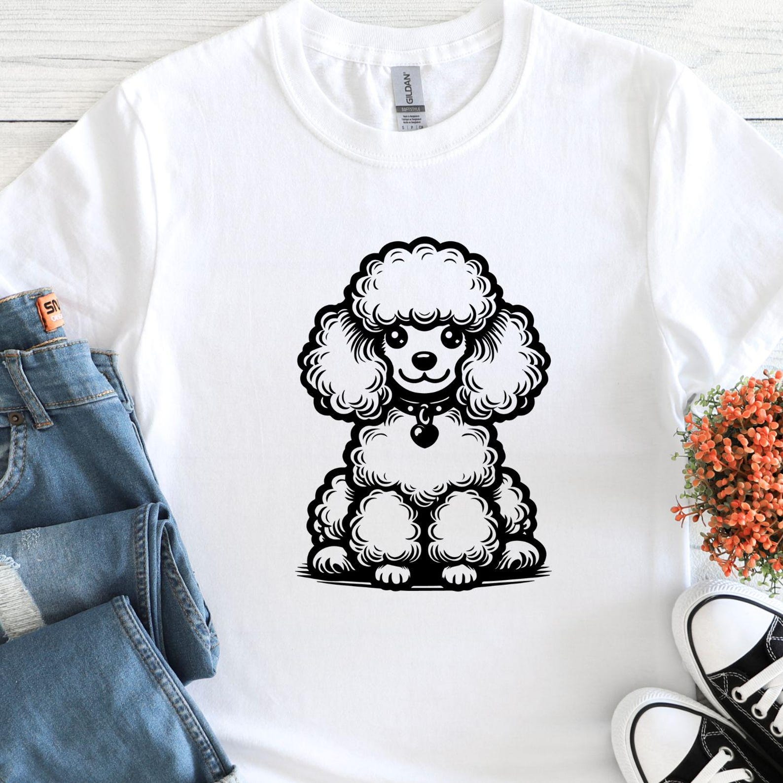Poodle Dog SVG Bundle PNG DXF Eps, Cute Poodle Clipart, Poodle Puppy ...