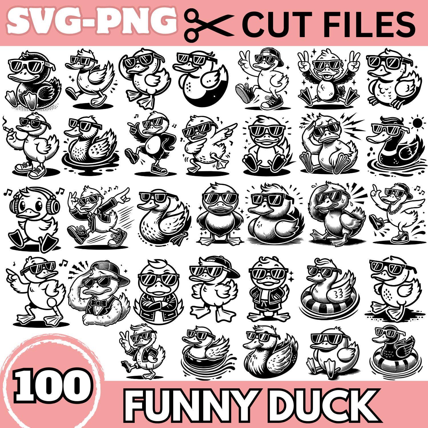Duck Card Cricut Free