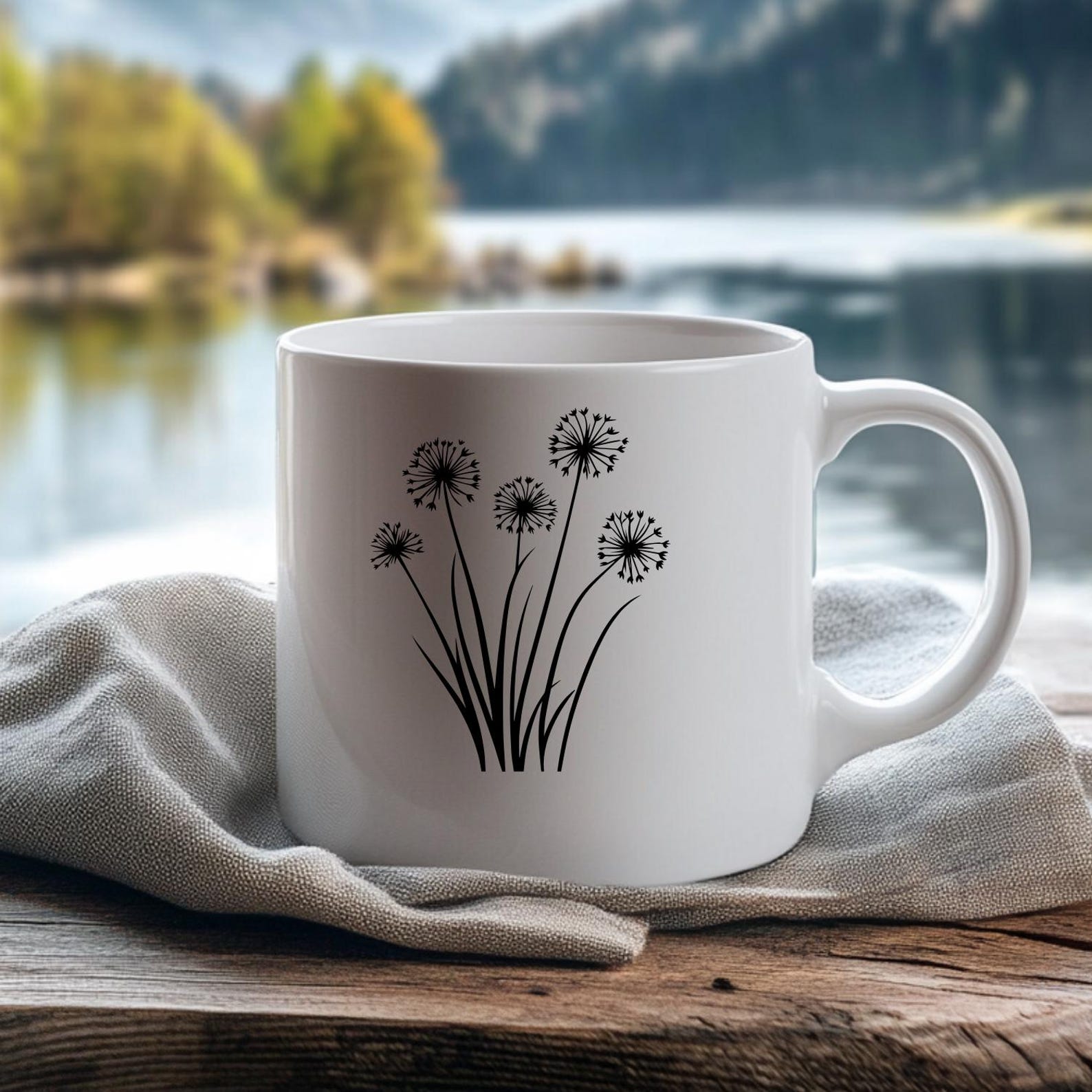 Dandelion SVG Cut Files Bundle | 10 PNG Designs for Cricut Silhouette ...
