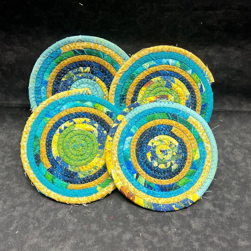 Fabric Coasters - Etsy