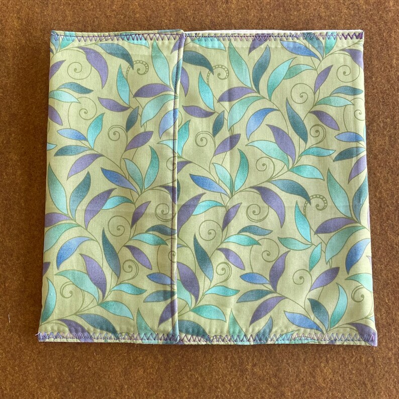 Green Floral Potato Bag, Microwave Potato Cooker, Fabric Potato ...