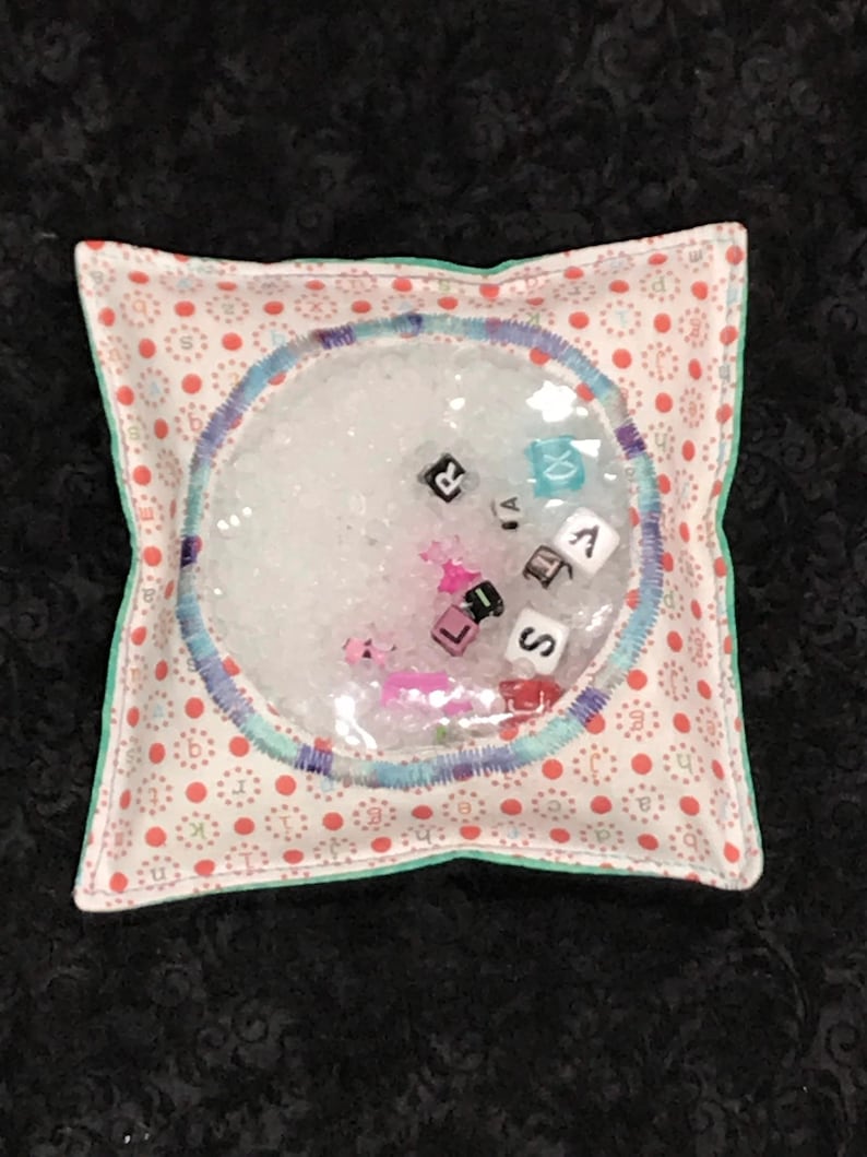I-spy Bag Sewing Pattern Physical Copy, Children's Sensory Bean Bag ...
