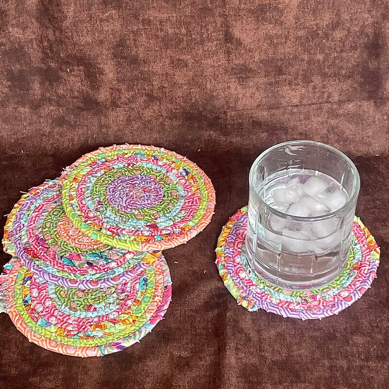 Fabric Coasters - Etsy
