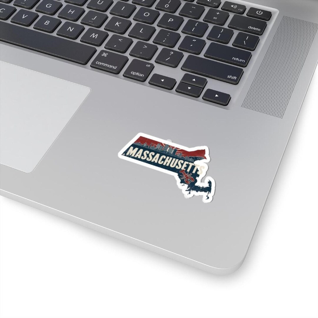 Massachusetts Stickers: Glossy Vinyl Decals for Laptop, Water Bottle - Etsy