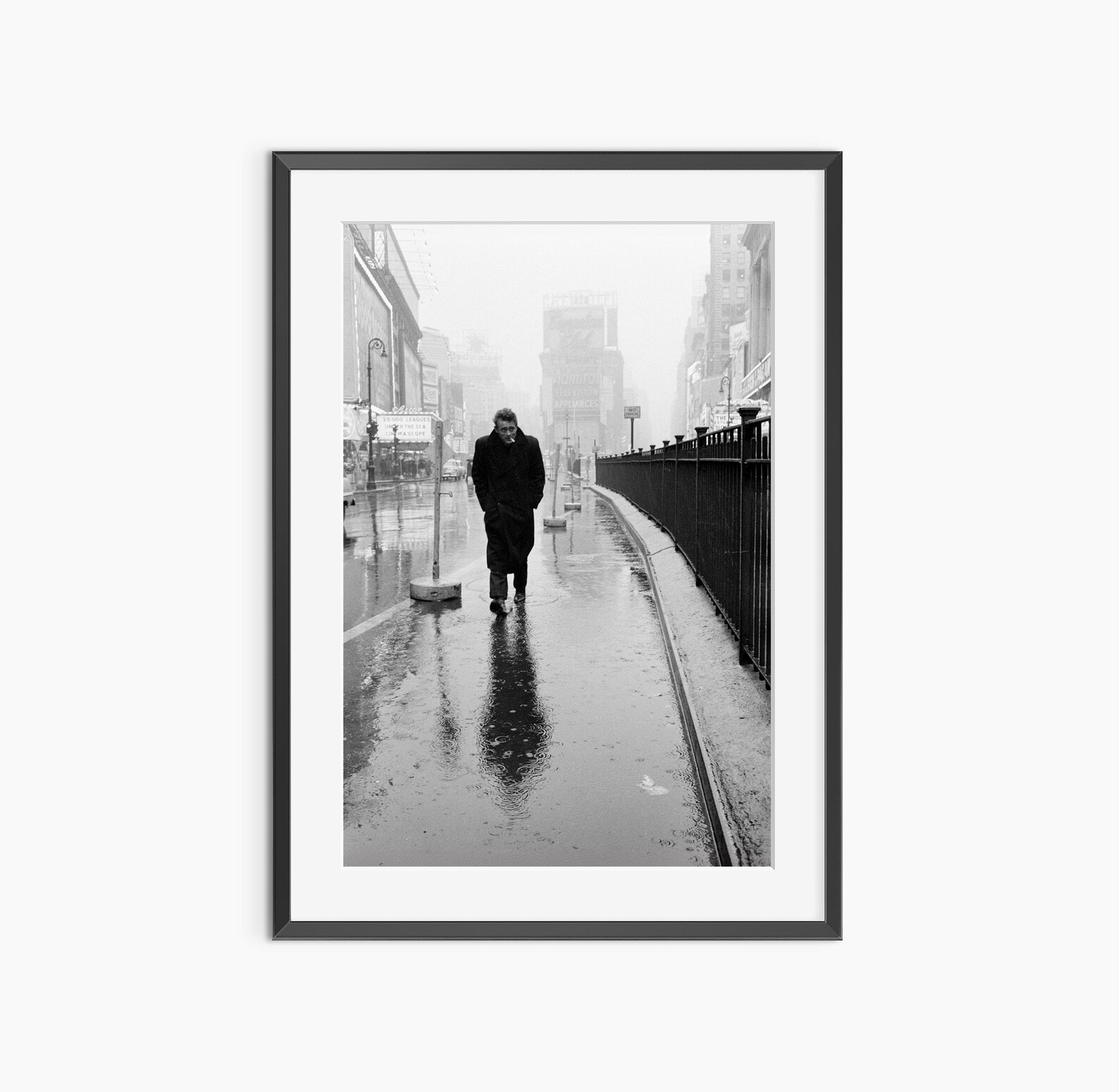 James Dean, Photography Prints, James Dean Poster, Times Square, James ...