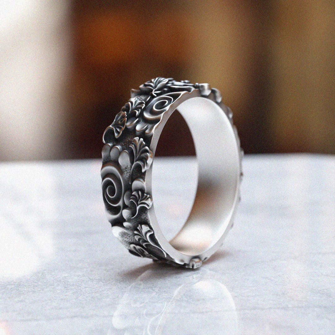 Hannya Mask Japanese Ring - 925 Sterling Silver Traditional Noh Theater ...