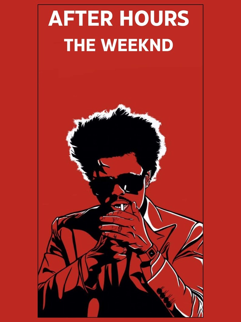 Printable Wall Art the Weeknd Album Poster Music Poster - Etsy