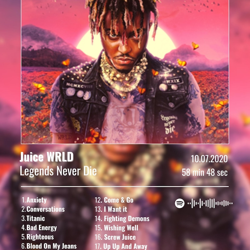 Juice Wrld Poster - Etsy