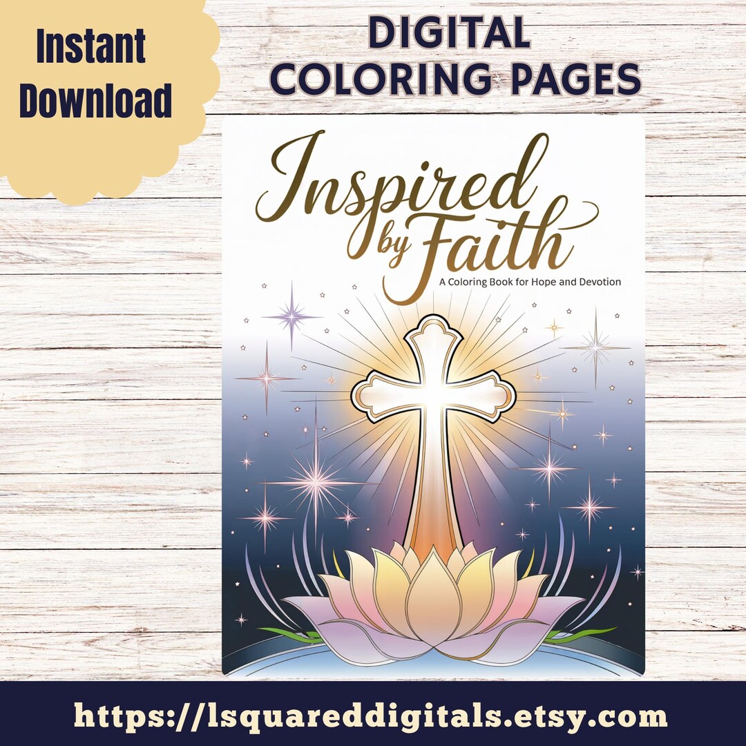 Inspired by Faith Coloring Book | Hope & Devotion Designs | PDF ...