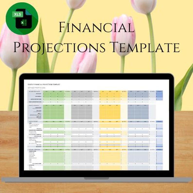 Financial Projections Template for Startups or Existing Businesses ...