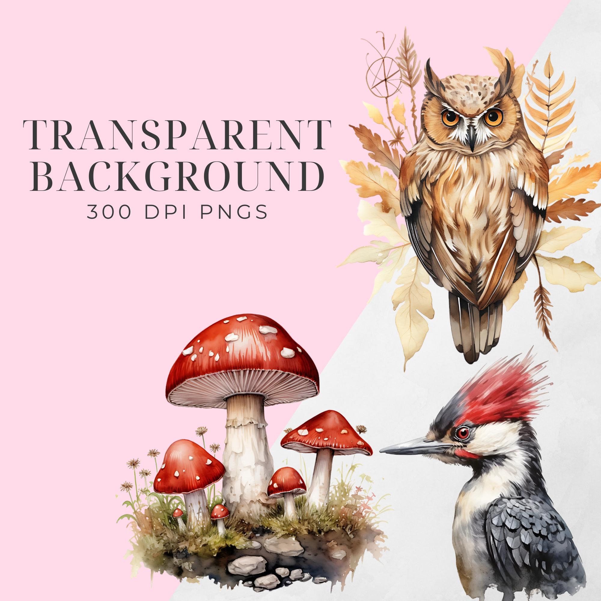 Watercolor Woodland Animals Clipart, Nursery Forest Animals ...