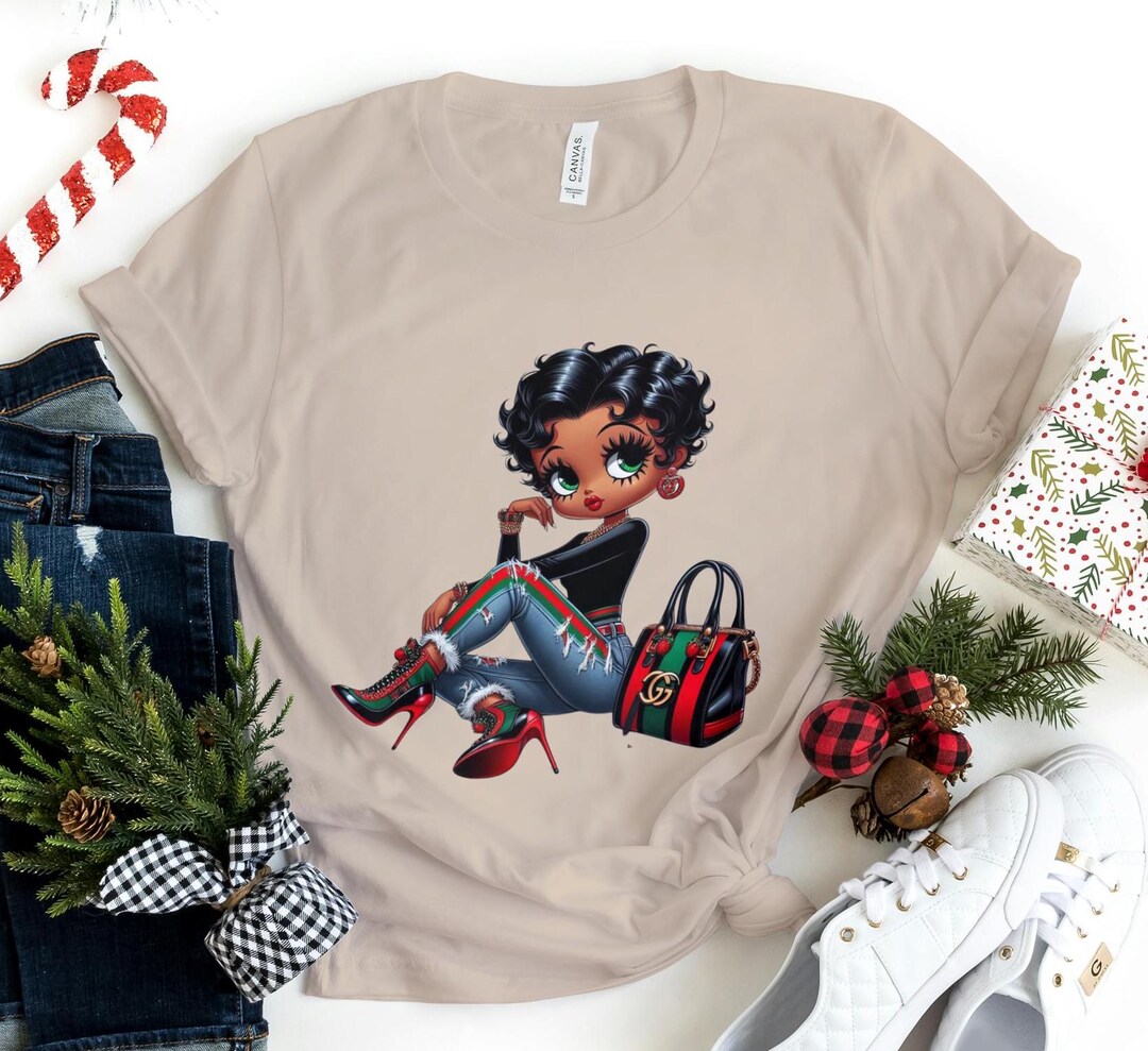 Betty Boop Louis Gucci Bag Cheetah Beauty Gift Girlfriend Fashion Cozy ...