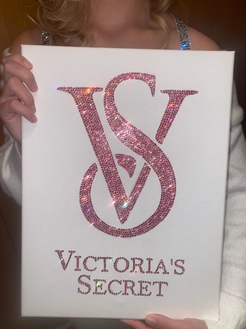 Victoria’s Secret Rhinestone Canvas (limited Time Discount) - Etsy