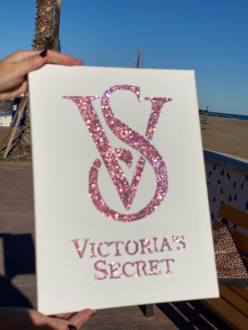 Victoria’s Secret Rhinestone Canvas - Etsy