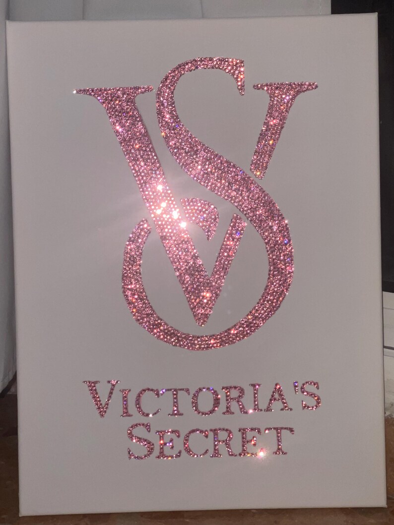 Victoria’s Secret Rhinestone Canvas (limited Time Discount) - Etsy