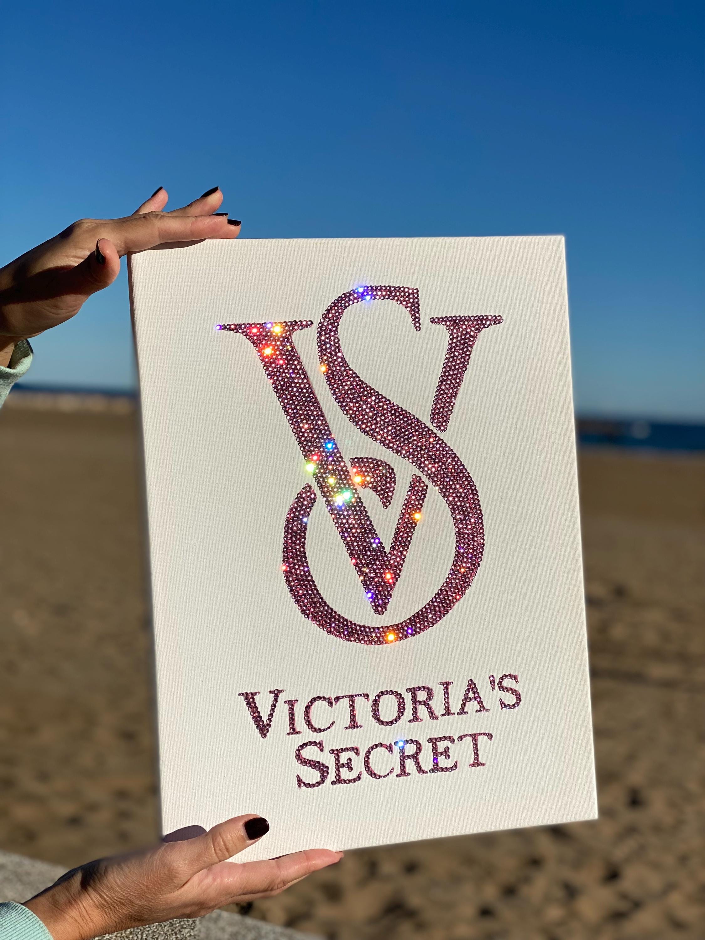 Victoria’s Secret Rhinestone Canvas - Etsy