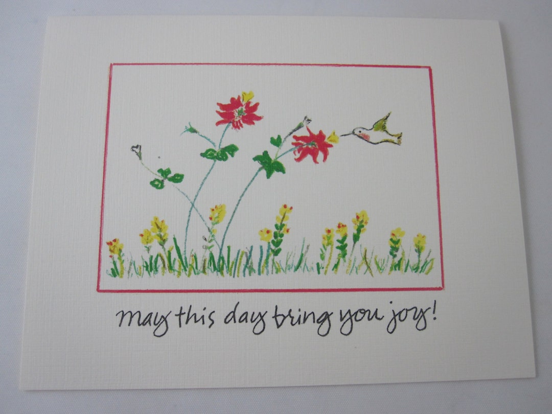 May This Day Bring You Joy Greeting Card One Folded Card - Etsy