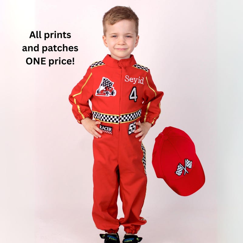 Racing Car Driver Costume - Etsy