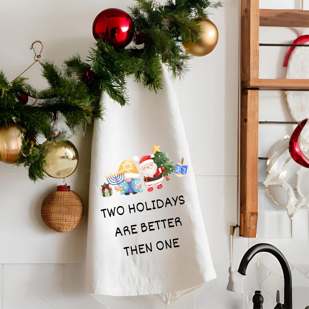 Personalized Christmas Tea Towel, Custom Christmas Towel, Personalized ...
