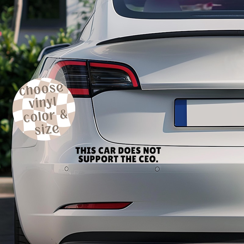 Anti Musk Bumper Sticker - Etsy