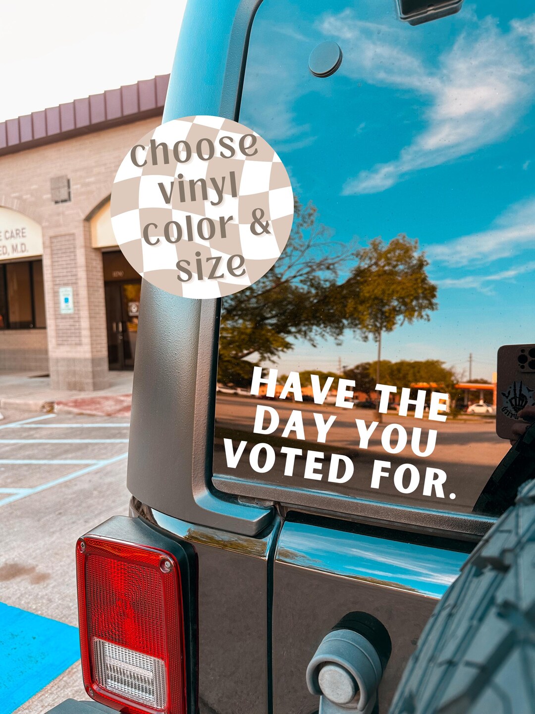 Anti-trump Vinyl Decal Have the Day You Voted for Political Protest ...