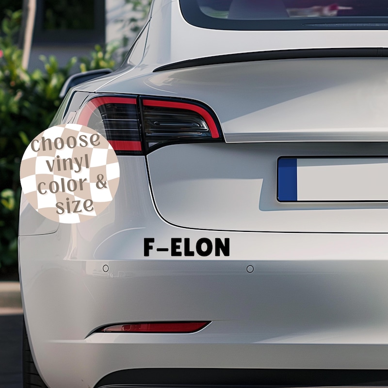 Anti elon musk car sticker - Etsy.de