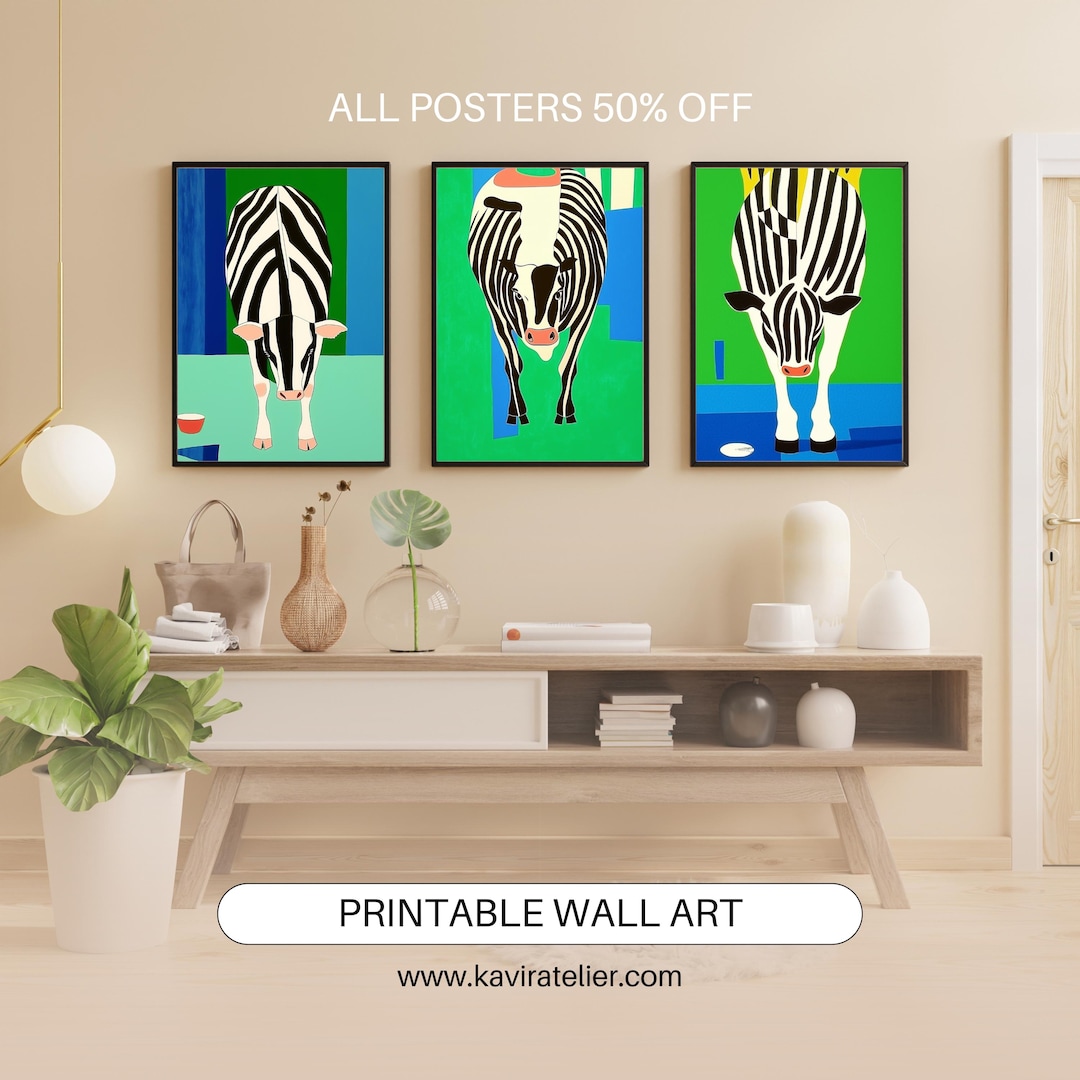 Modern Animal Art Series Digital Download - Etsy