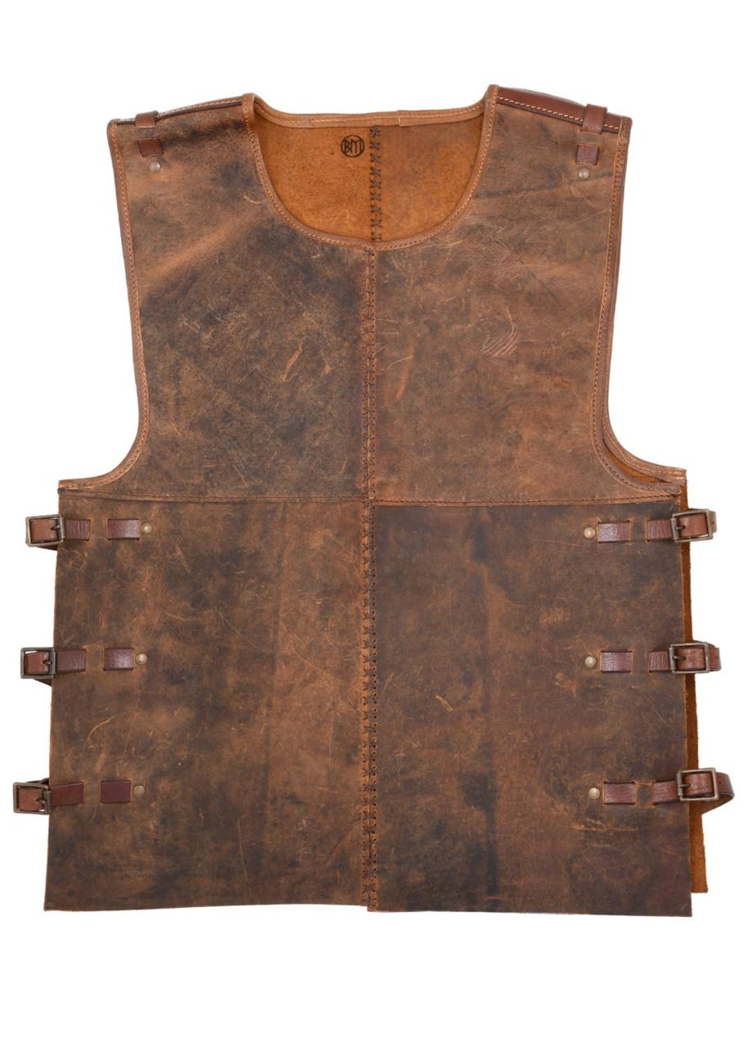 Sindri Oiled Leather Torso Armor,... Size: L/XL - Etsy