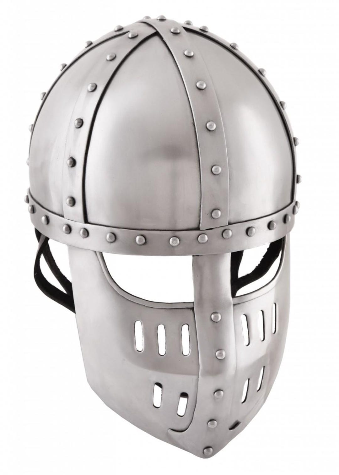 Medieval High Clasp Helmet With Plate... Size: M - Etsy
