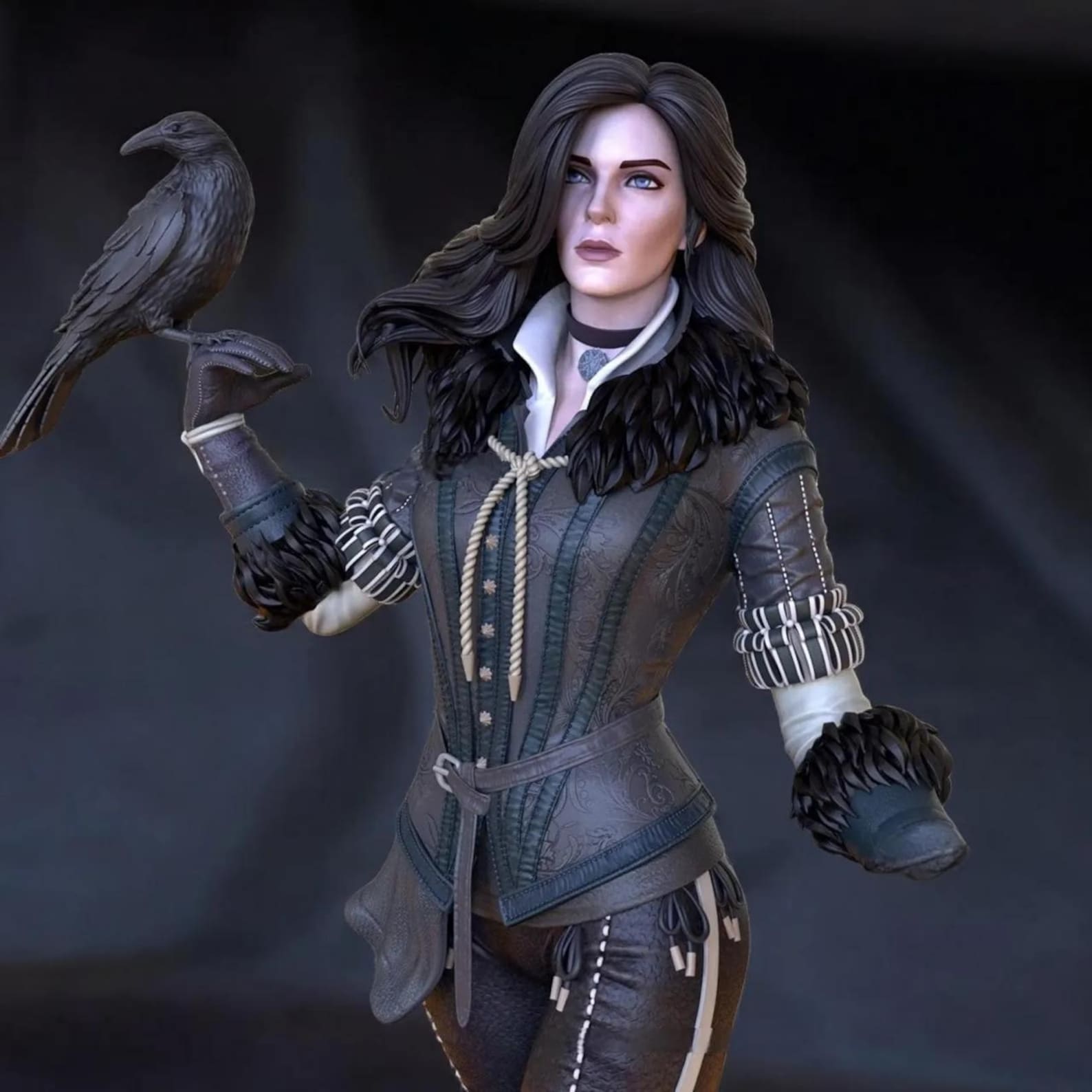 Yennefer of Vengerberg STL File: 3D Print Print Witcher Model - Etsy