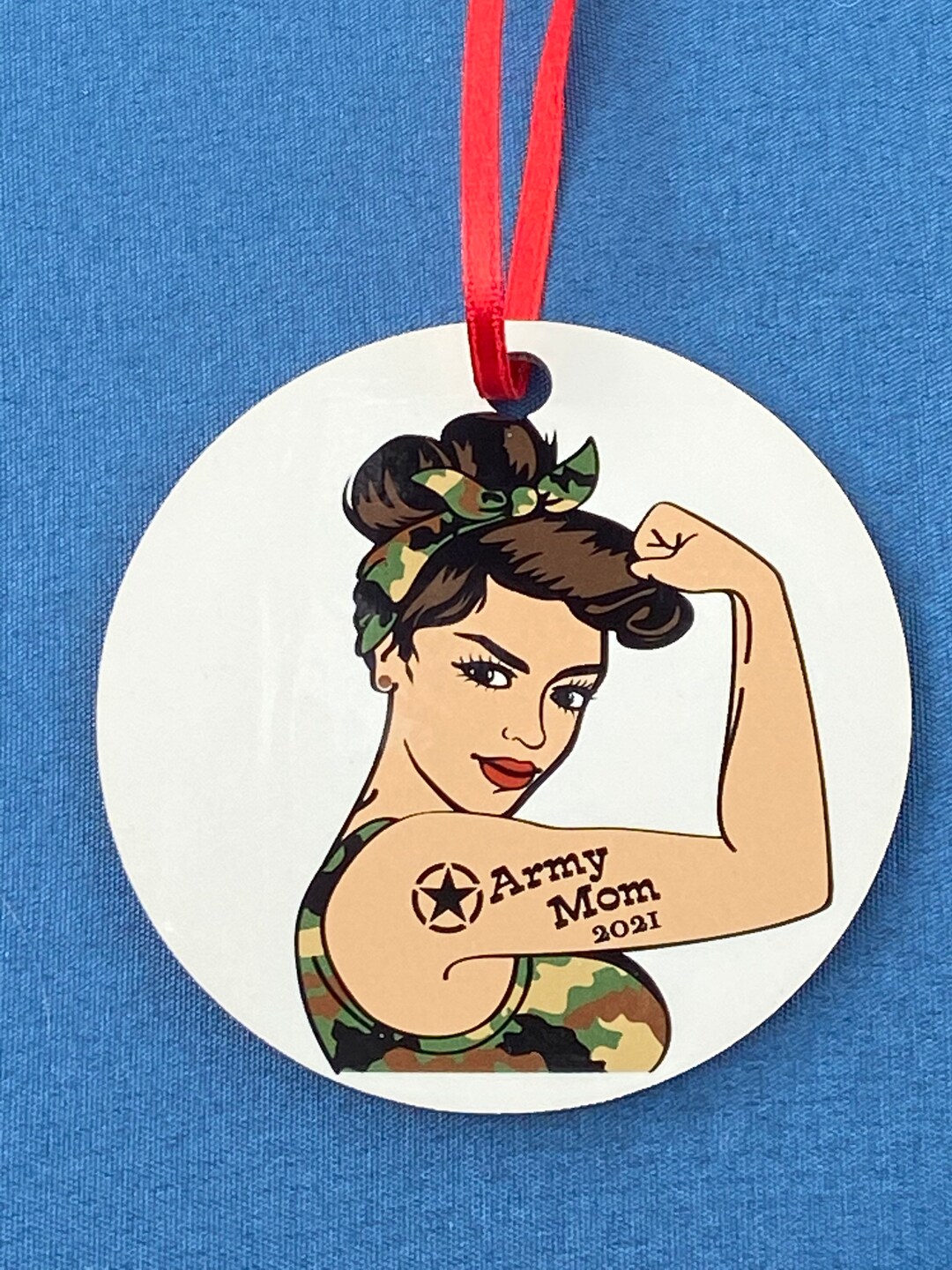 Army Mom Christmas Ornament, Army Mom Gift, Gift for Mom of Army Kids ...