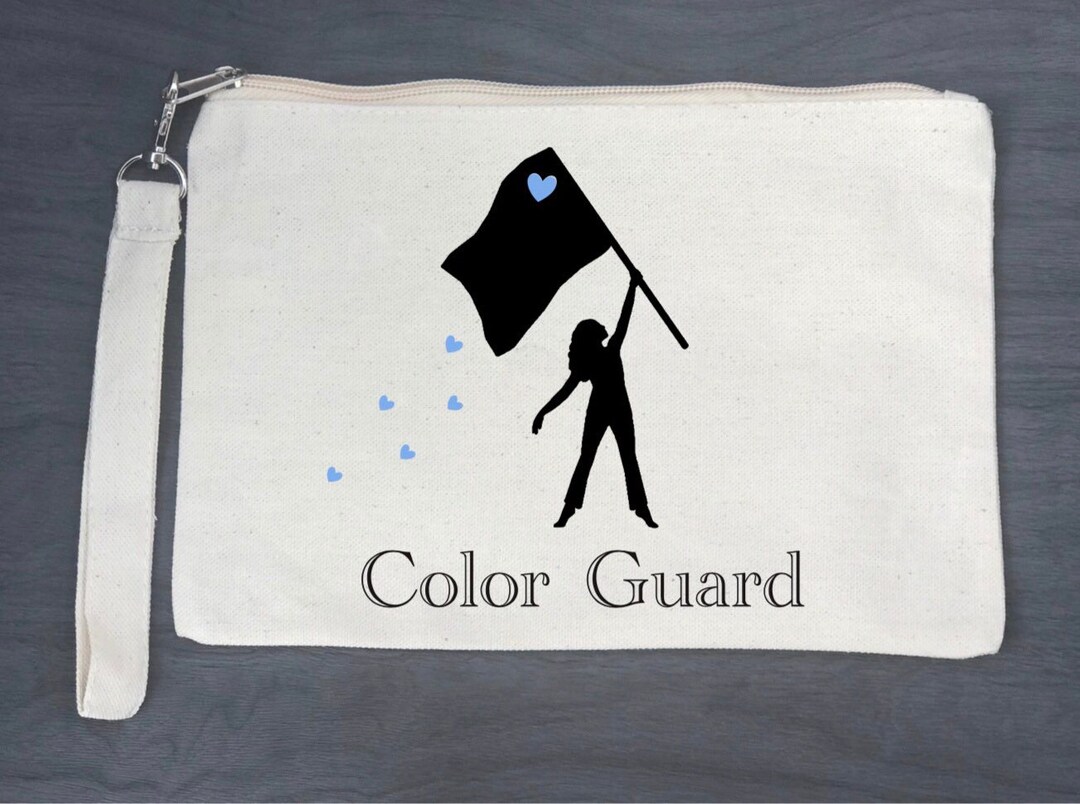 Color Guard Makeup Bag , Color Guard Gift, Bandfront Gift, Color Guard ...