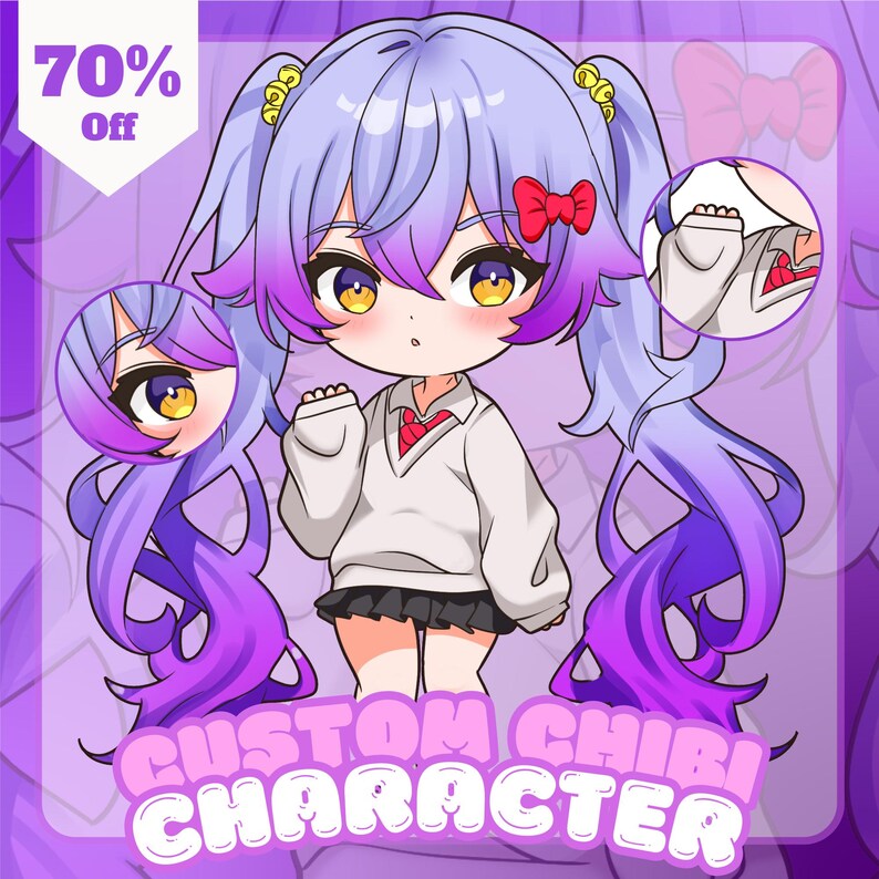 Custom Chibi, Couple Chibi, Chibi Character, Chibi Logo, Cute Chibi ...