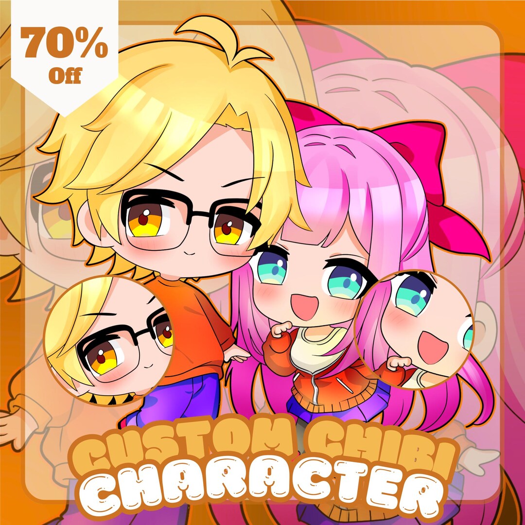 Custom Chibi, Couple Chibi, Chibi Character, Chibi Logo, Cute Chibi ...