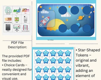 Printable Token Board: Autism & ADHD Reward Chart (PDF) - Etsy