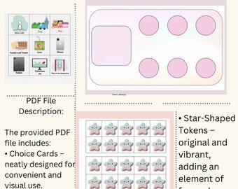 Printable Star Token Board: Autism & ADHD Reward Chart (PDF) - Etsy