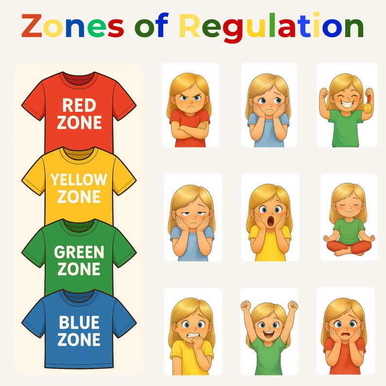 Emotion & Feelings Flashcards + ABA Teaching Protocol |autism, ADHD ...