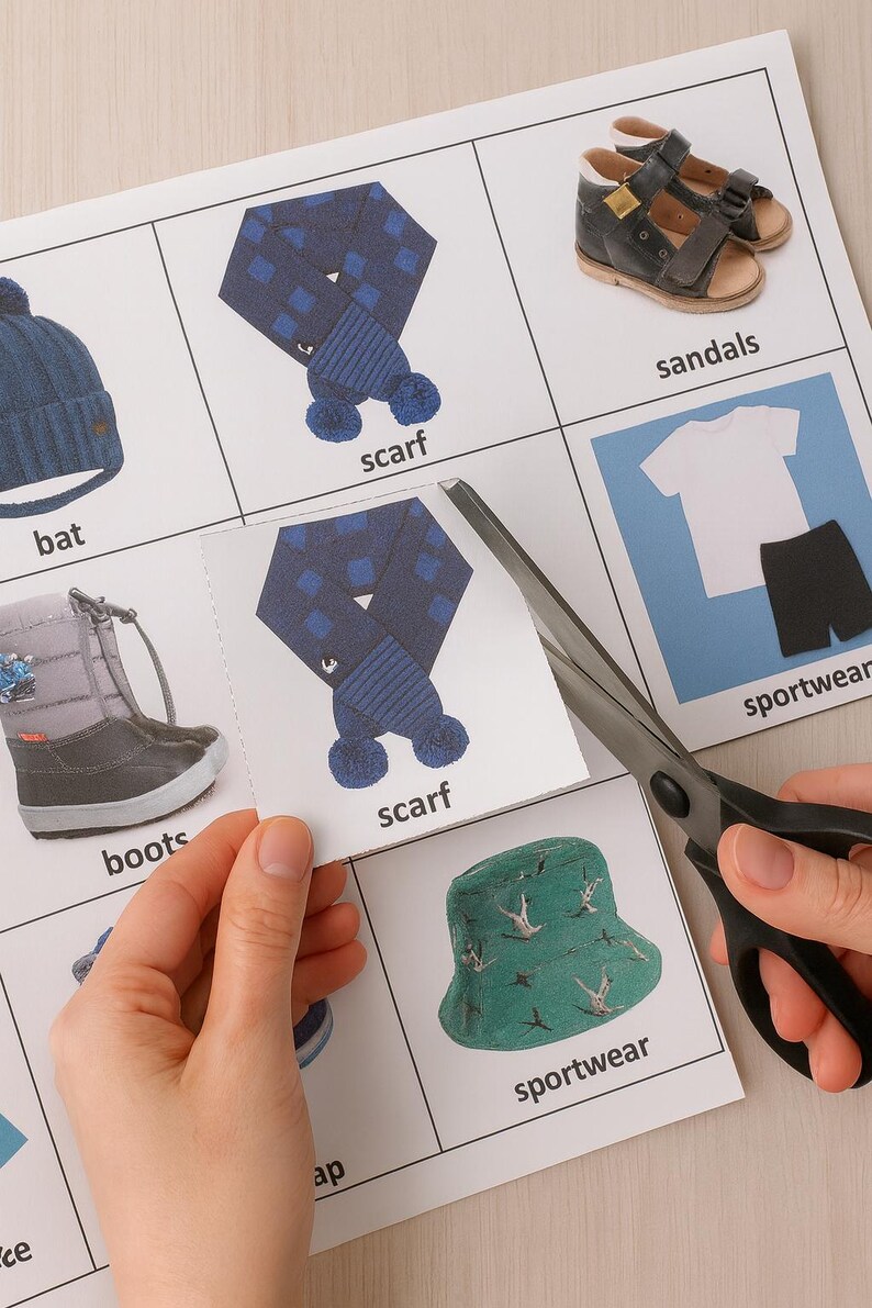 Dressing Visual Schedule for Boys, Autism & ADHD Aid (PDF Pattern) - Etsy