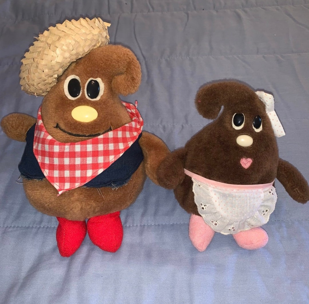 Chocolate Kiss Stuffed Plushie Toys Vintage Nestle Milky and Li'l Bits ...