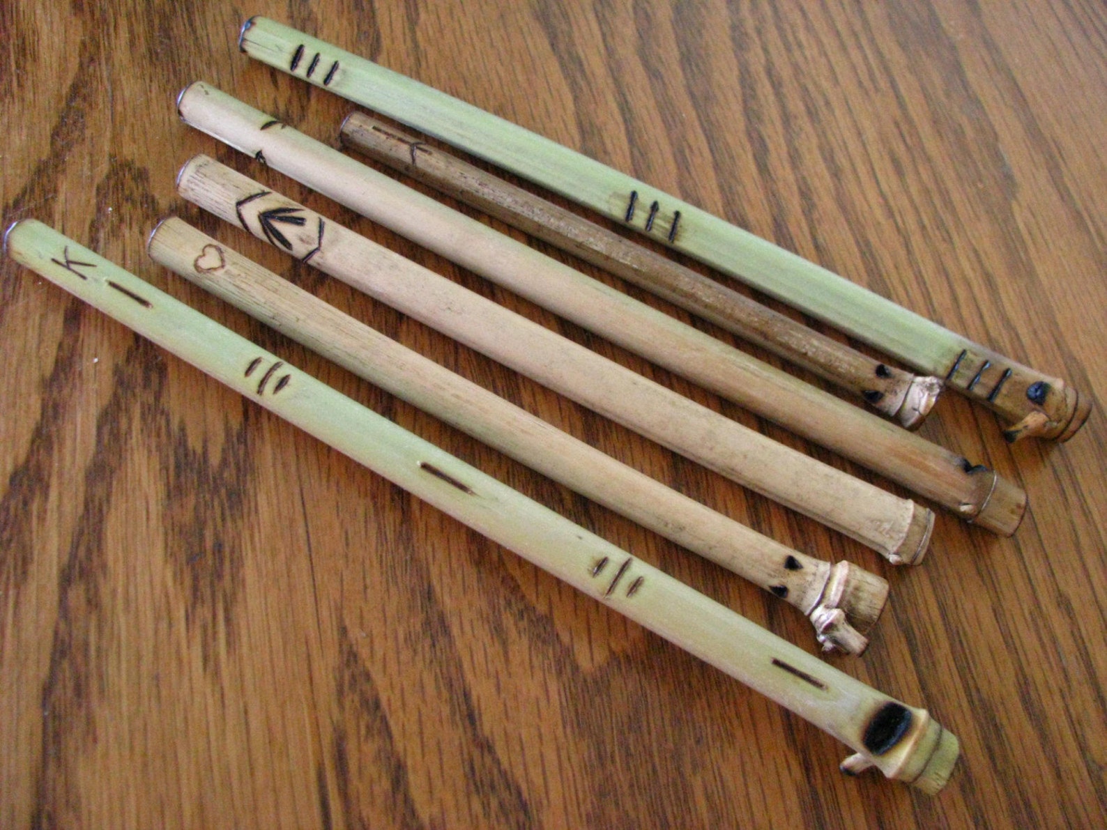 Wooden Bamboo Mate Bombilla Straws Tea Strainer Bomba - Etsy