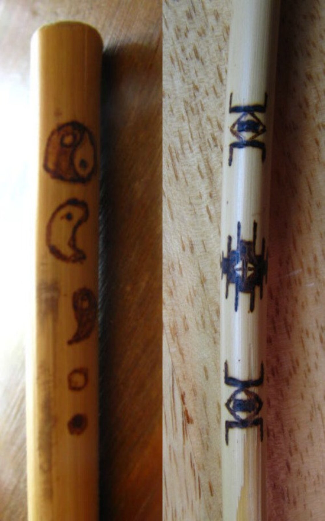 Wooden Bamboo Mate Bombilla Straws Tea Strainer Bomba - Etsy