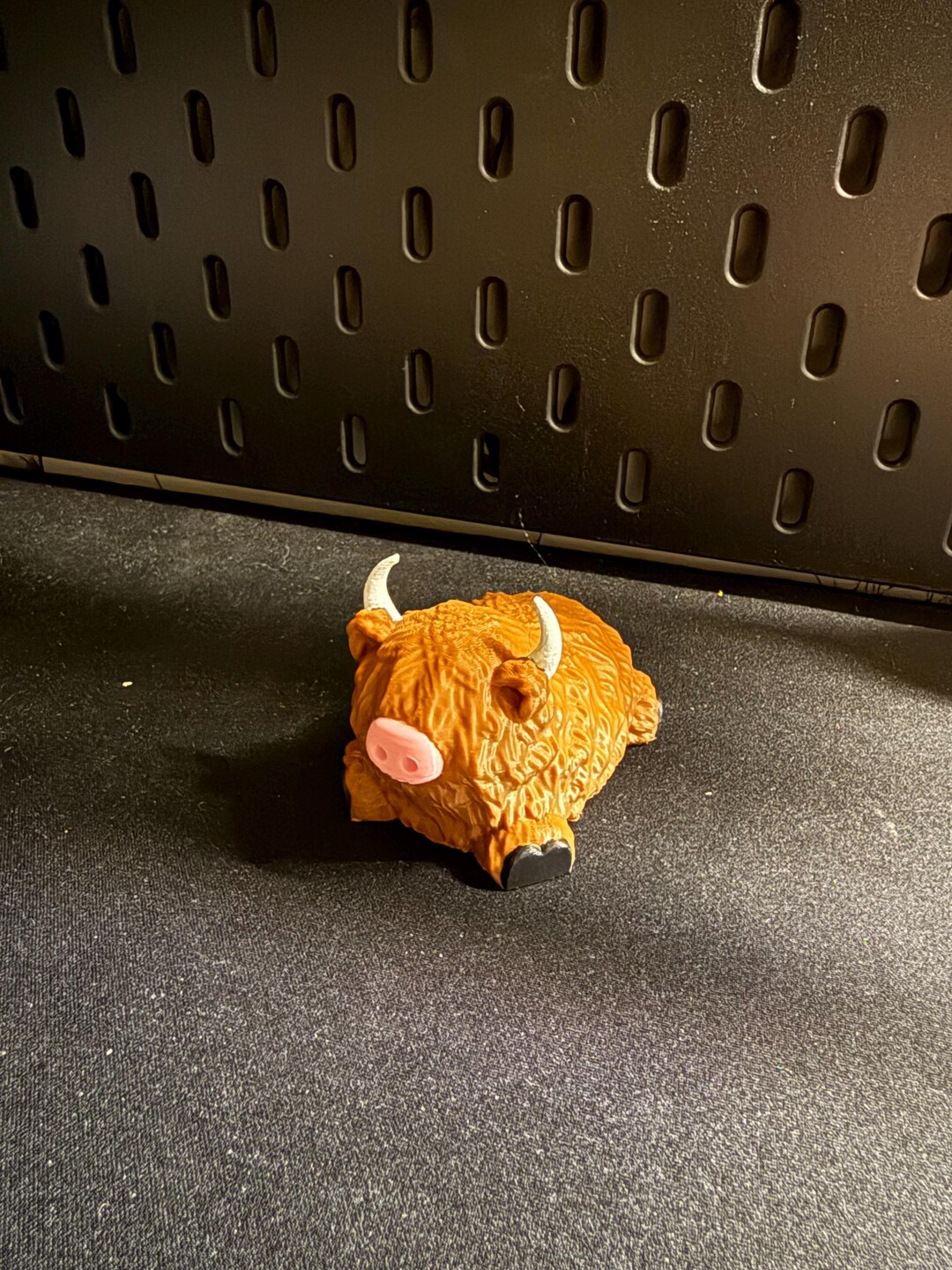 3D Printed Highland Cow Cute Mini Model - Etsy